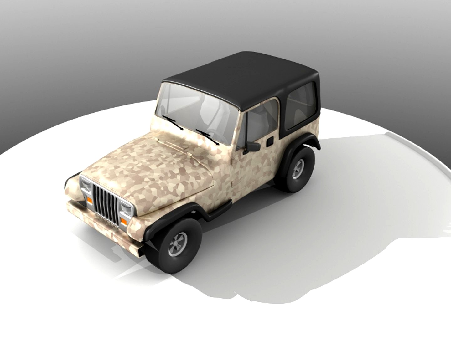 Jeep Wrangler 3d model