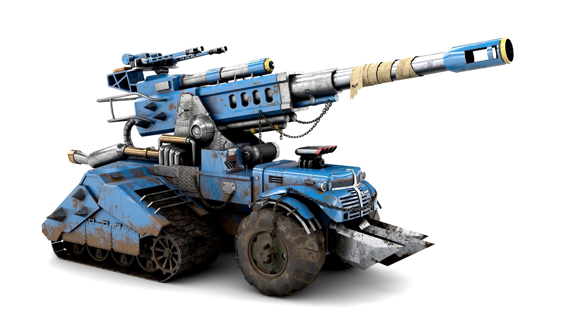 Futuristic Military Vehicle 3d model