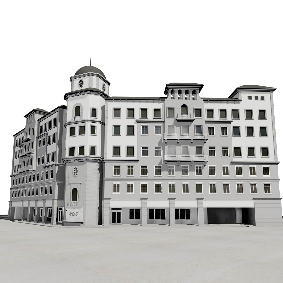 Office Building Boca Raton 3d model