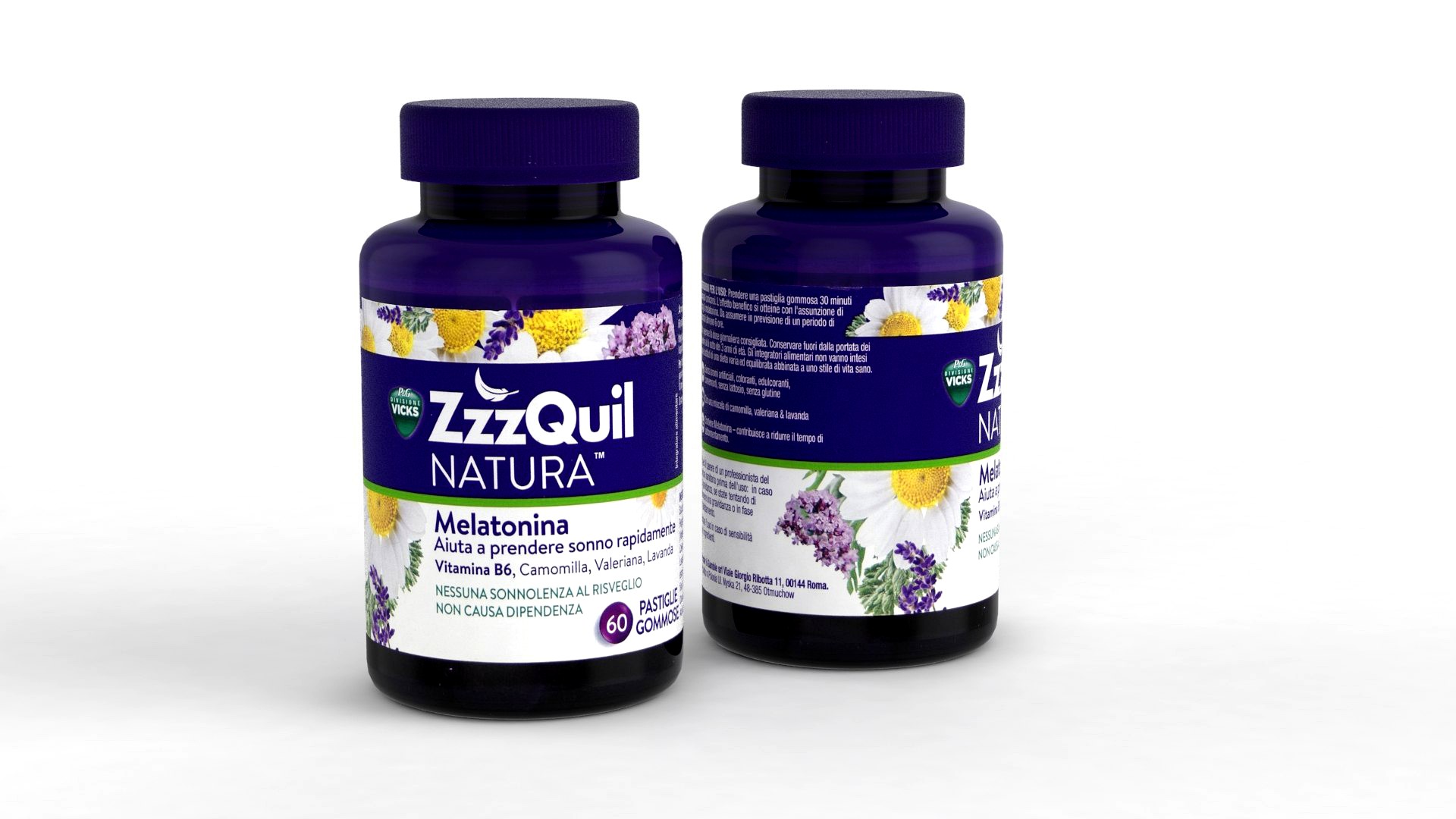 ZzzQuil Natura Melatonina 60pcs 2020 3d model