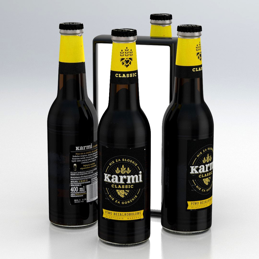 Beer Bottle Karmi 400ml 2020 3d model