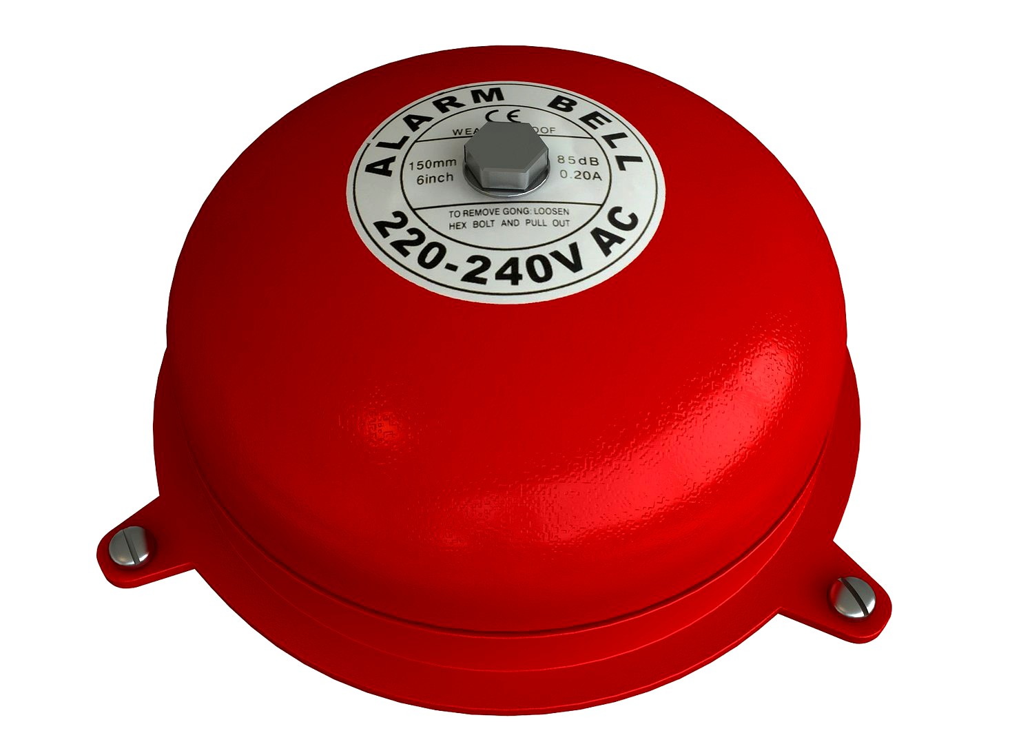 FIRE ALARM BELL BUZZER 3d model