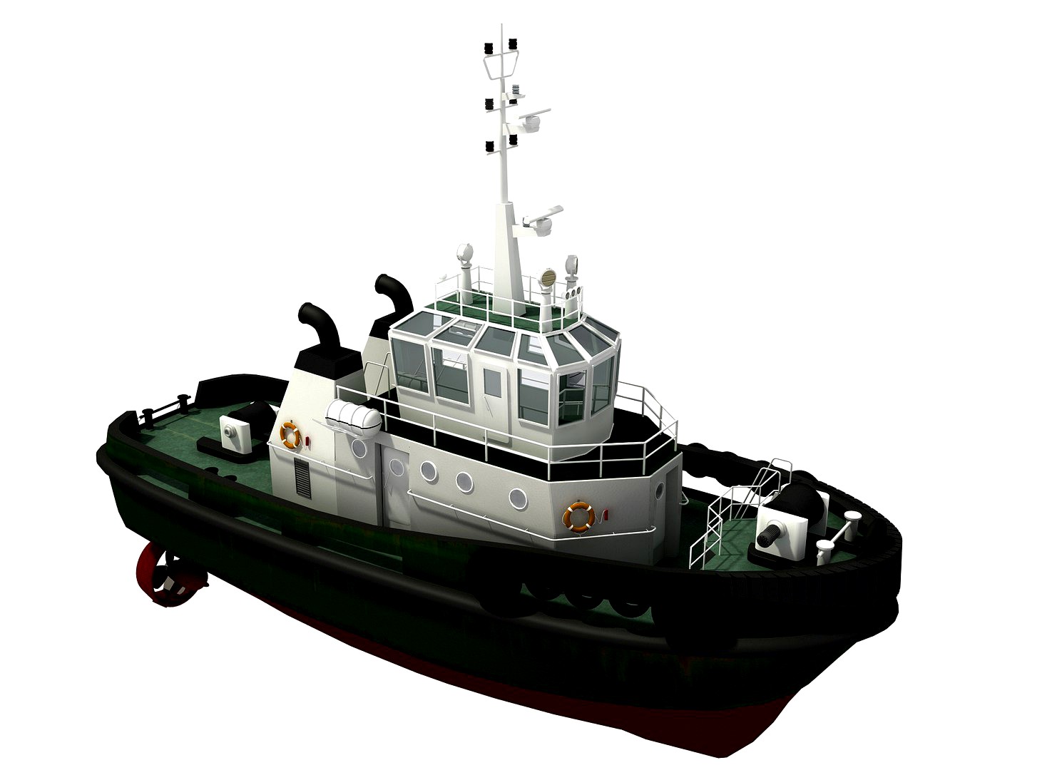 Tug Supply Vessel 3d model