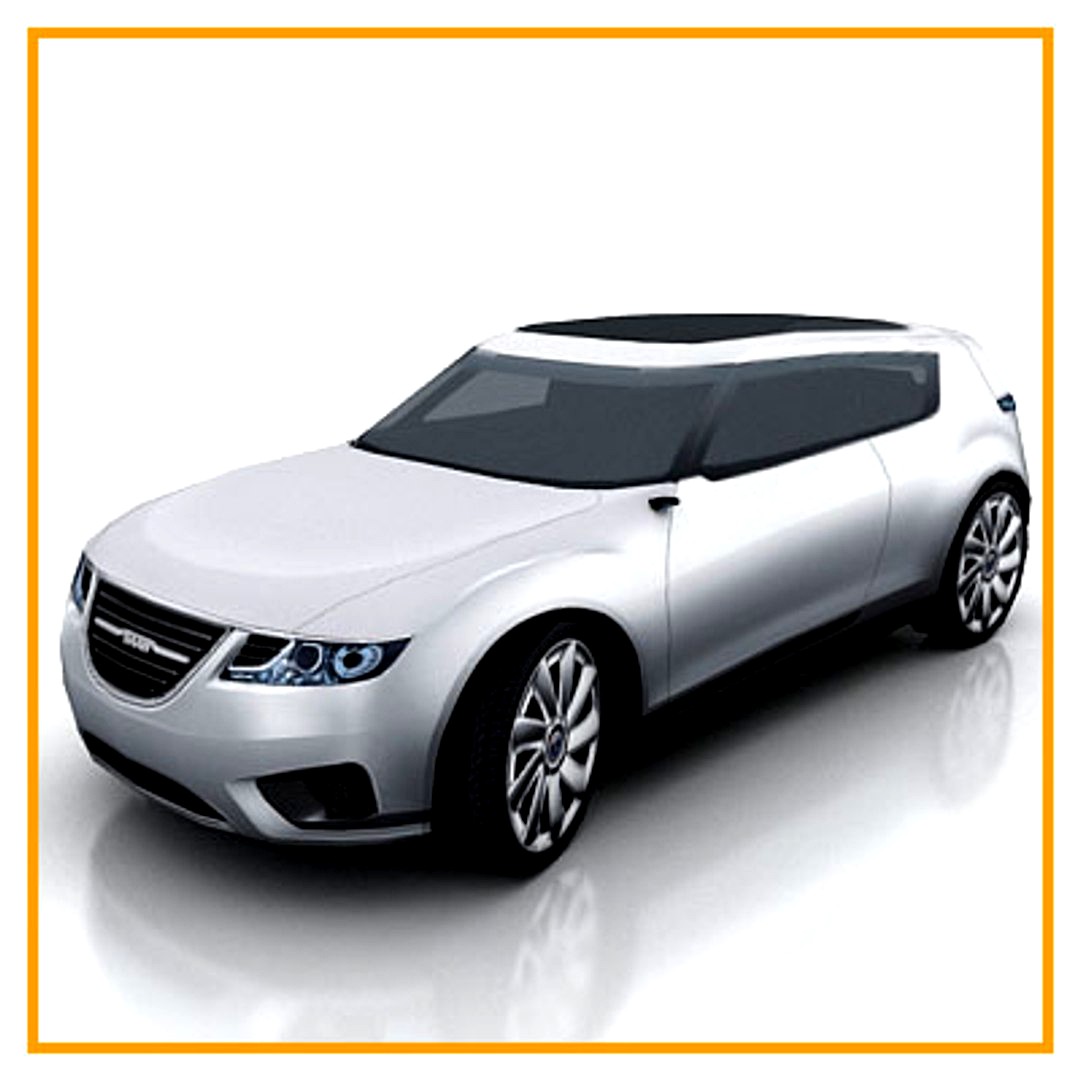 Saab x9 3d model