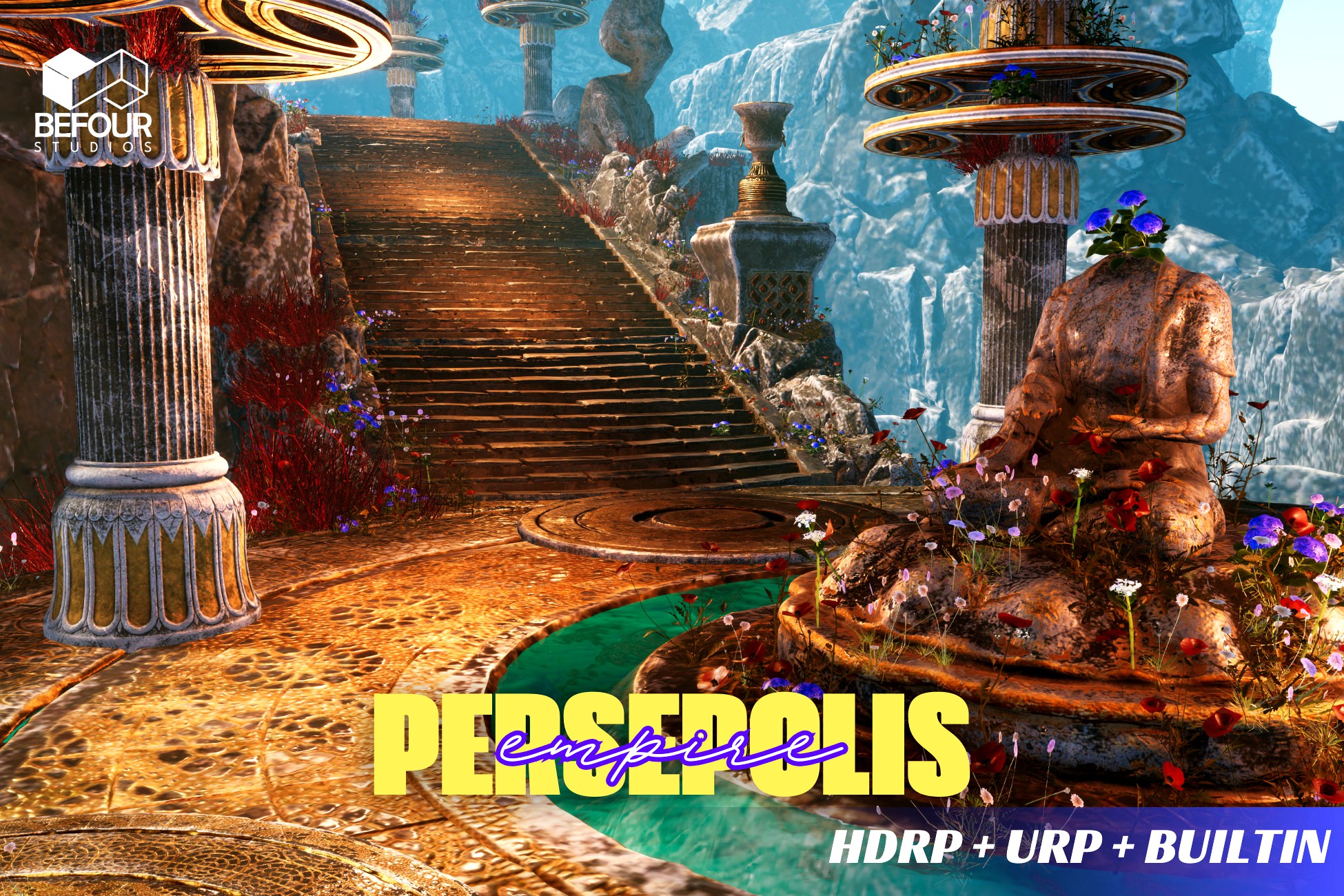 Persepolis Empire Environment 3d model