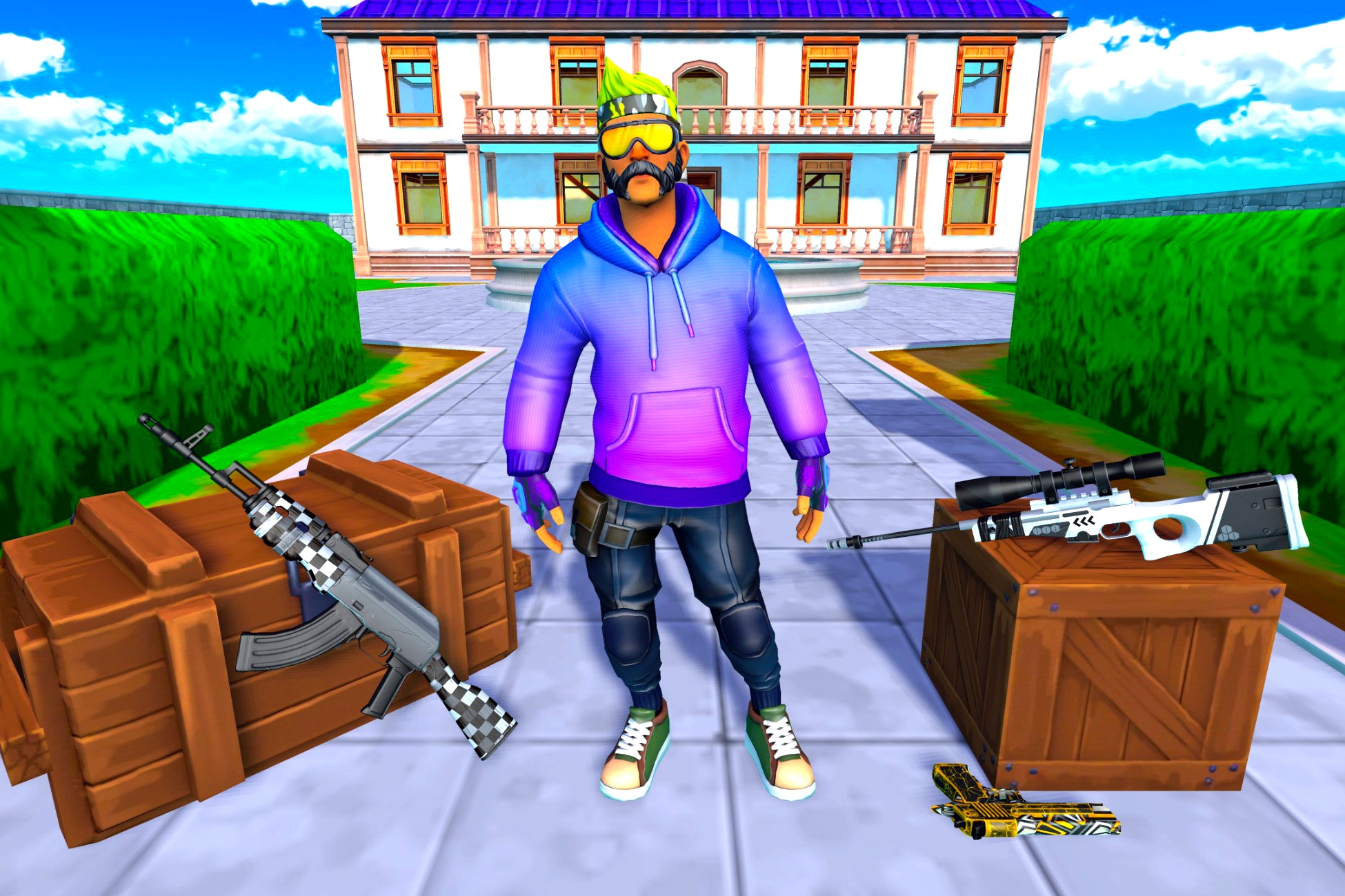 Modular Character Stylized 3d model