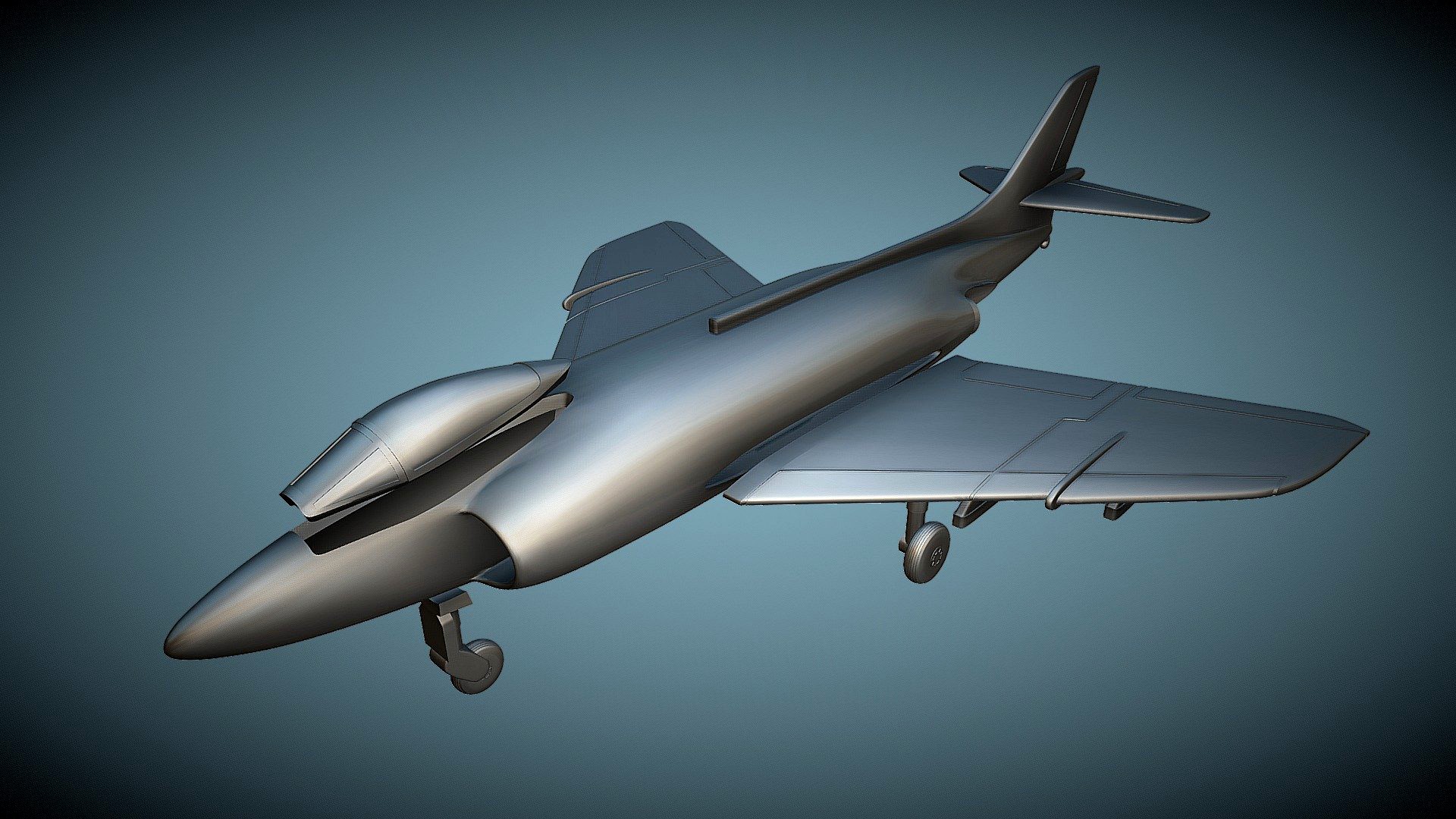 Supermarine Scimitar - 3D Printable Model