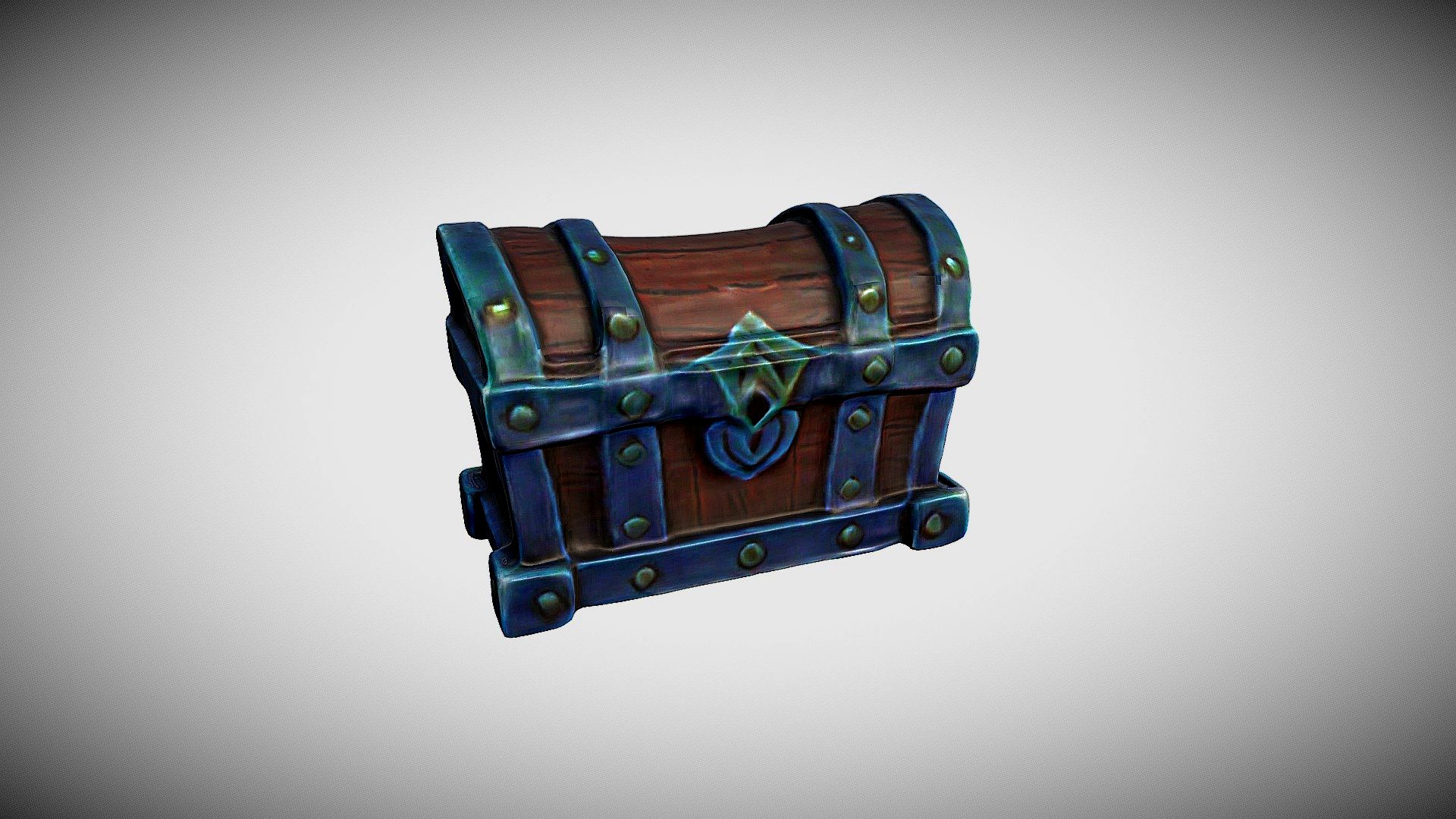 Stylized Pirate Chest 3d model
