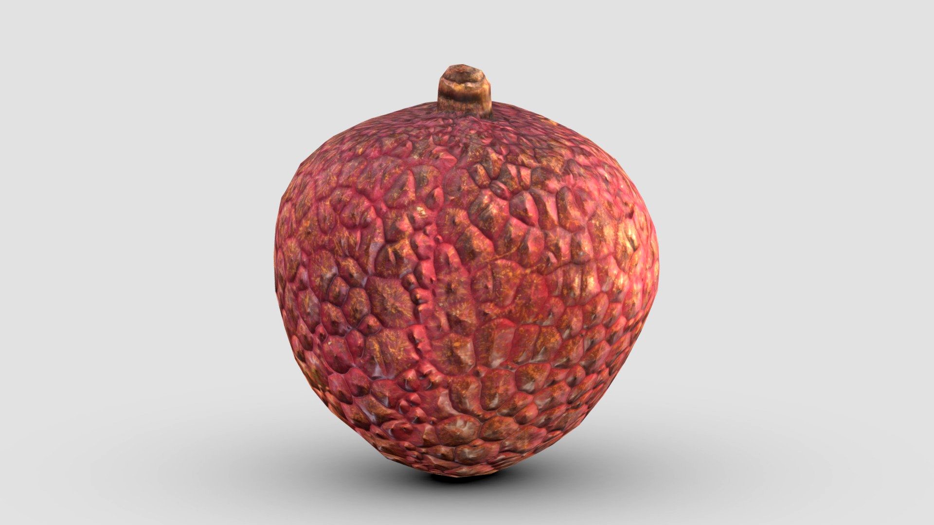 Lychee Low Poly 3d model