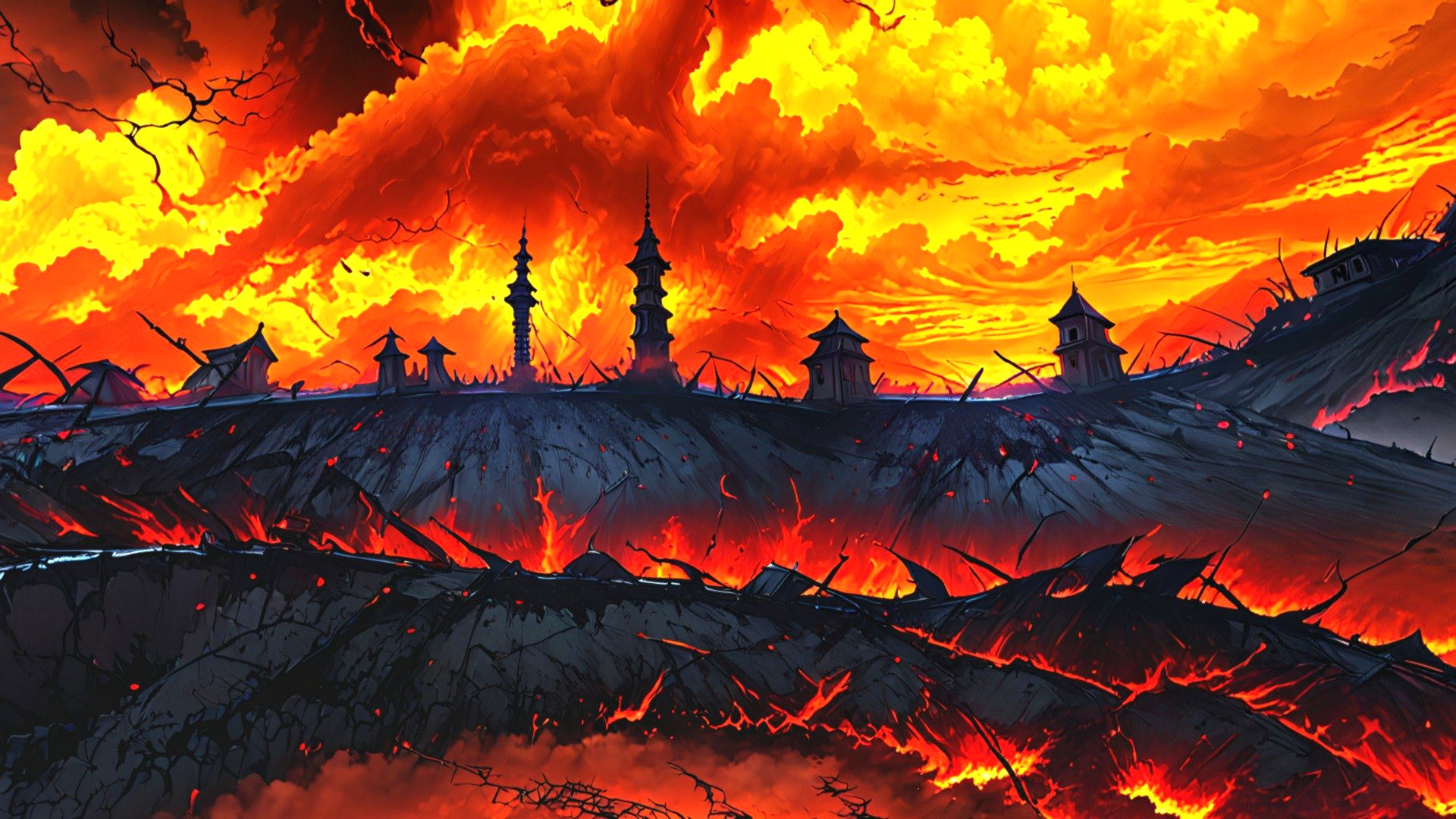 HDRI Anime Horror Panorama C 3d model