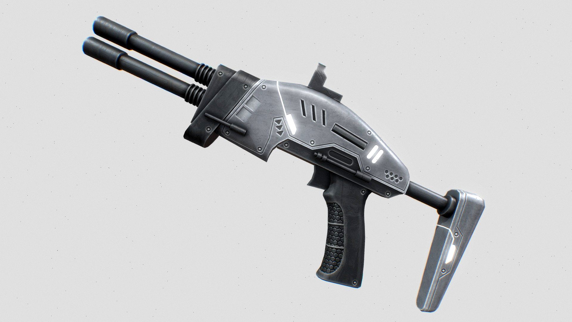 Alien blaster 3d model