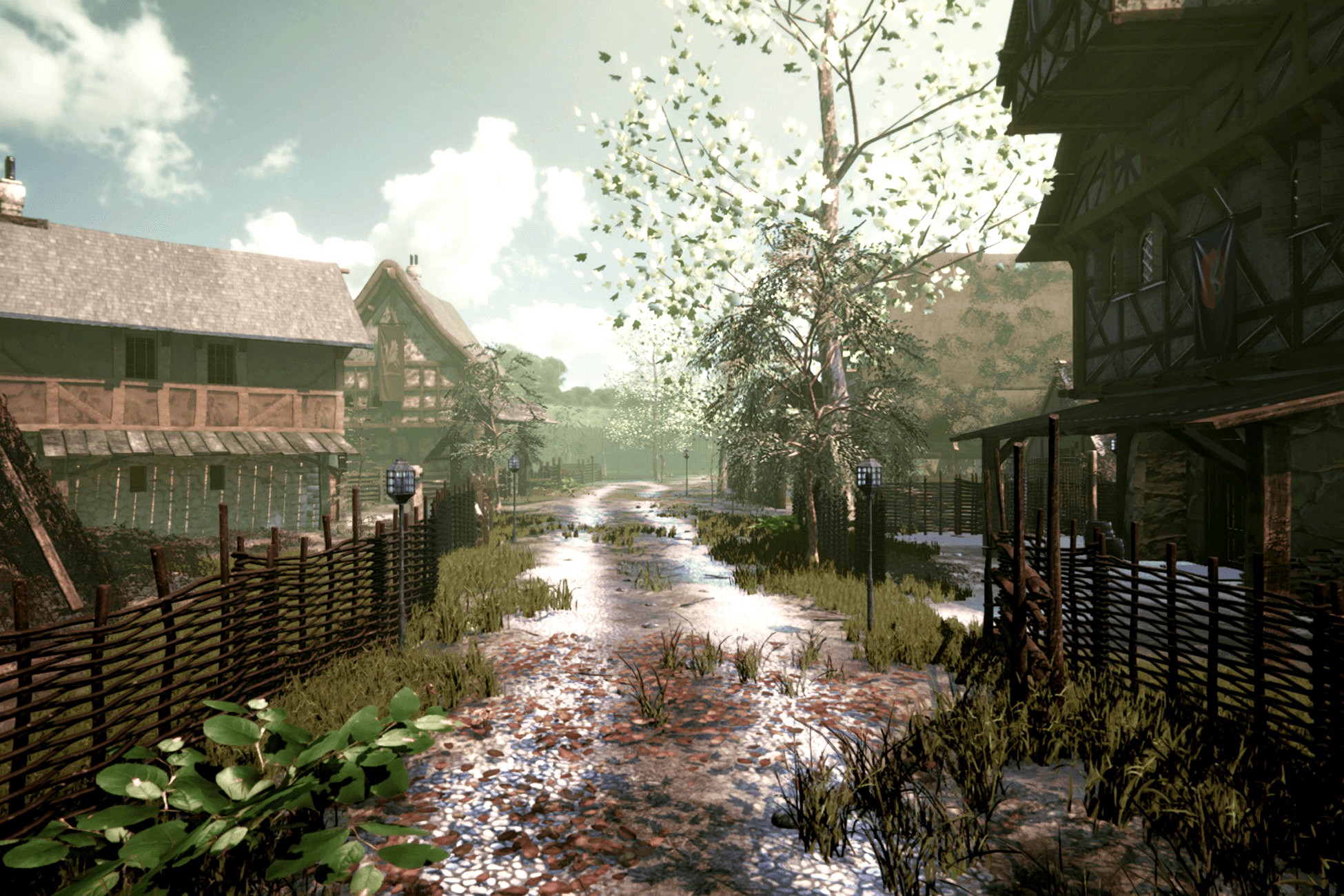 Medieval Village (URP) 3d model