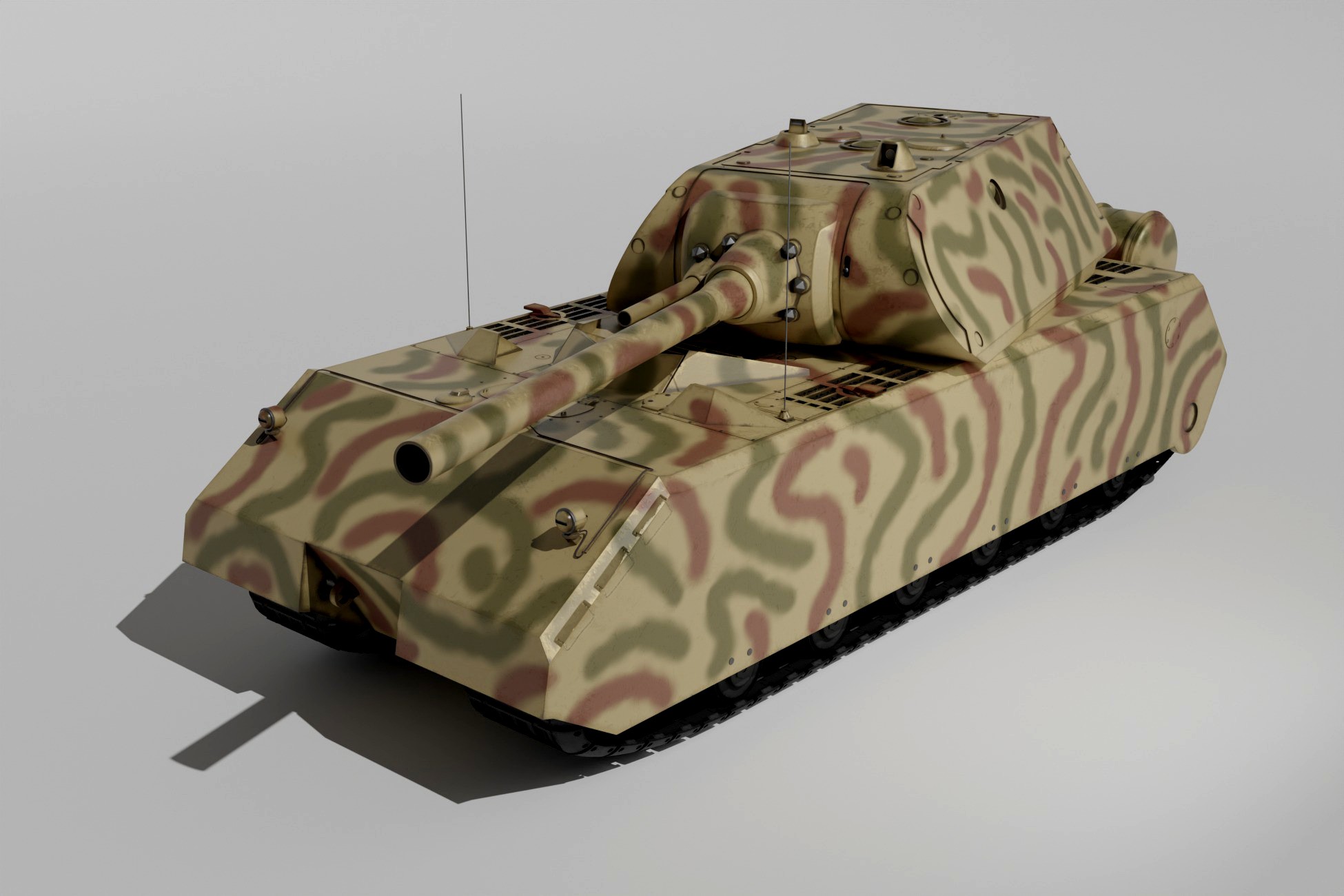 Panzer VIII Maus 3d model