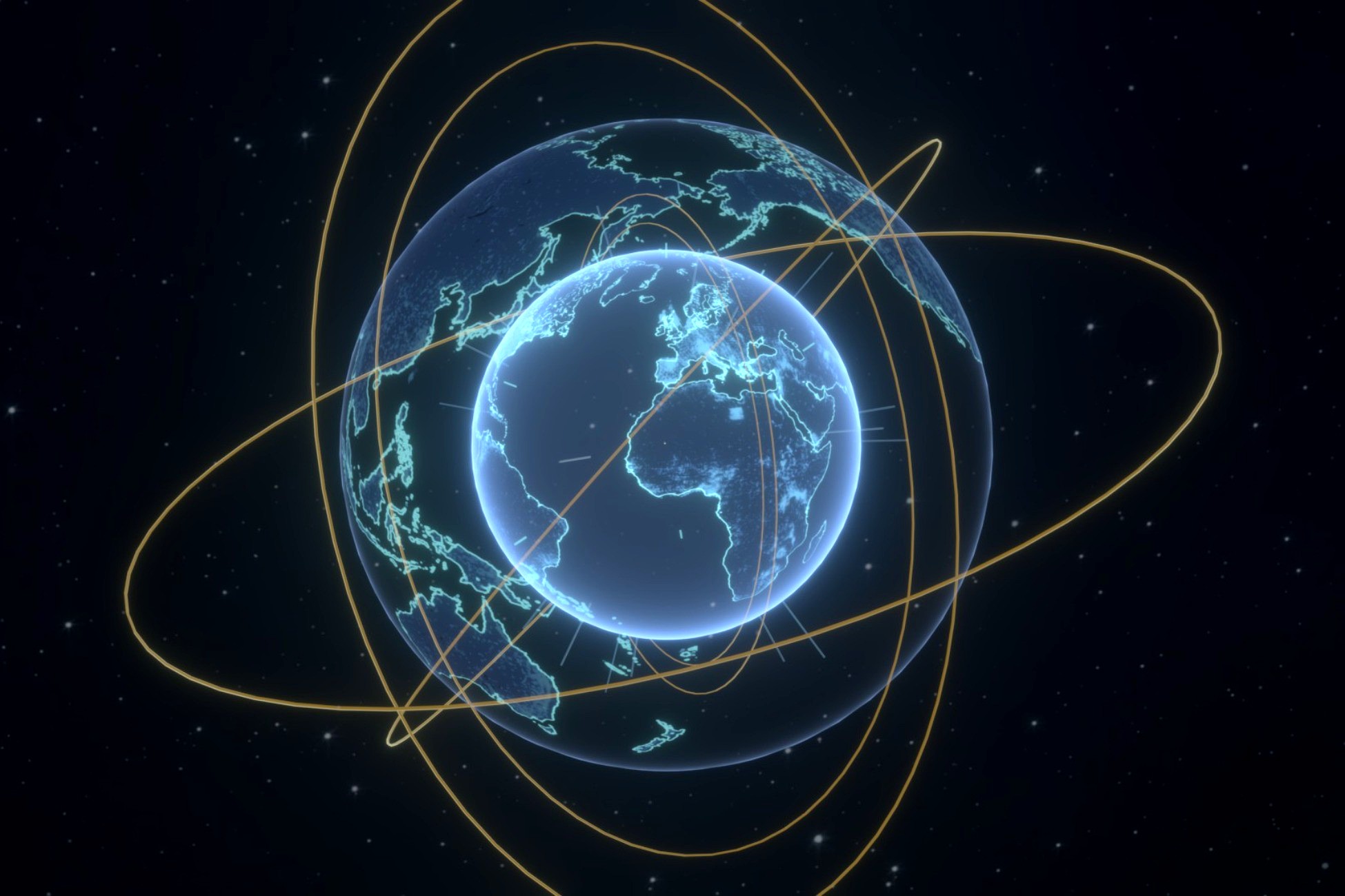 Hologram Earth #2 Sci-Fi 3D Model (Low-Poly, Game-Ready, Animated ...