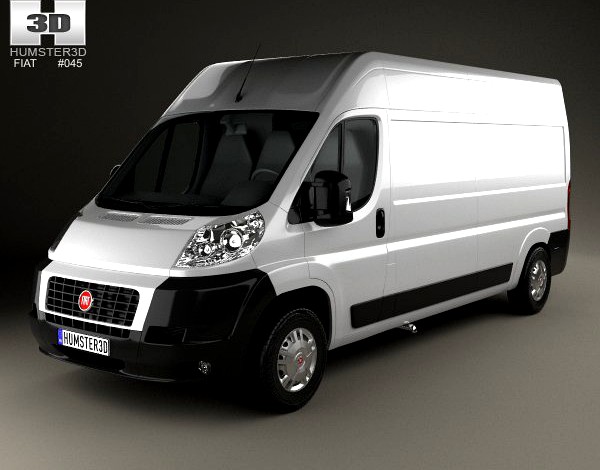 Fiat Ducato Panel Van LWB 2012 3D Model