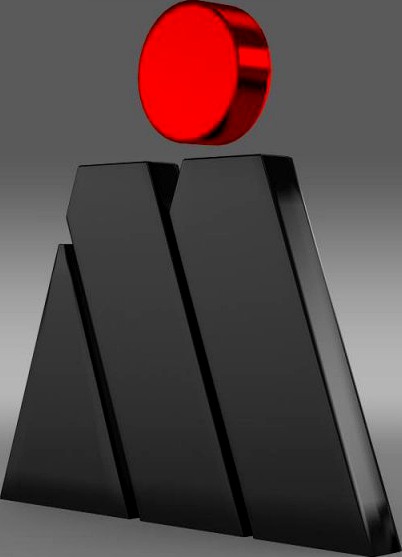 Magna Steyr Logo 3D Model