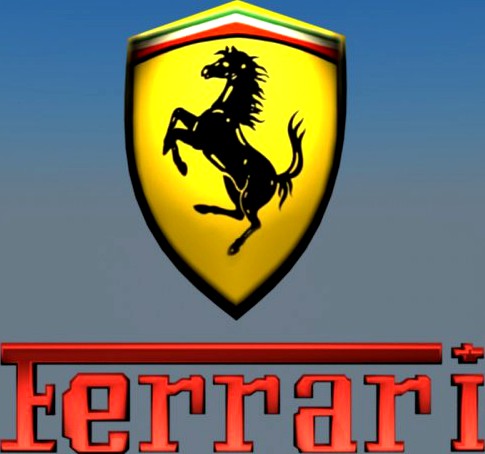 Ferrari logo 3D Model