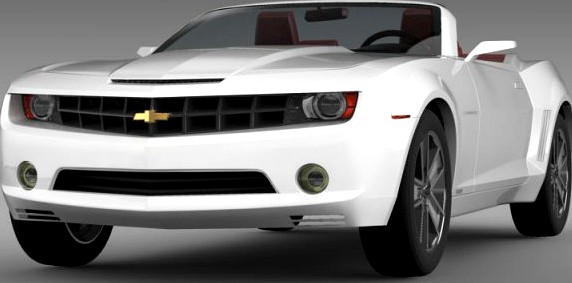 Chevrolet Camaro Convertible Concept 3D Model