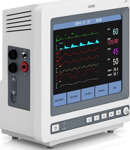 ECG Monitor 3D Model