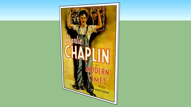 Charlie Chaplin 3d model
