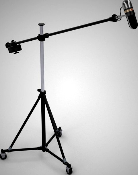 Boom Mic 3D Model