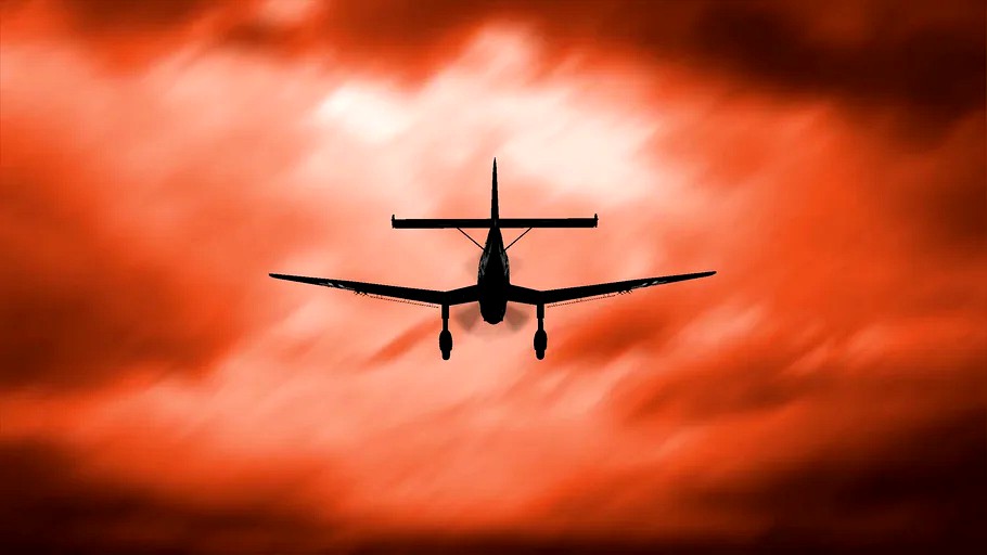 Aircraft animation 3d model