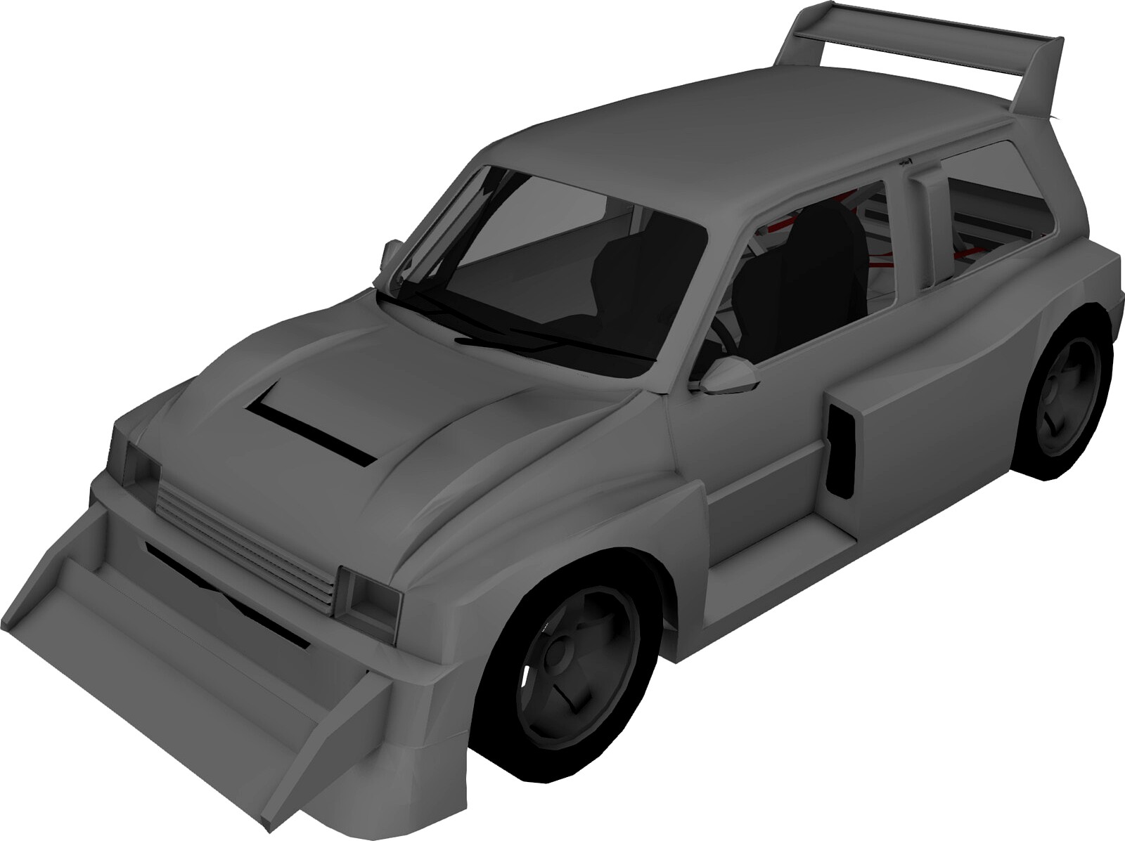 MG Metro 6R4 Group B 3d model