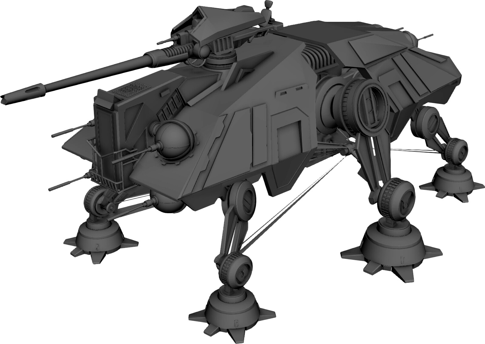 Star Wars AT-TE Walker 3d model