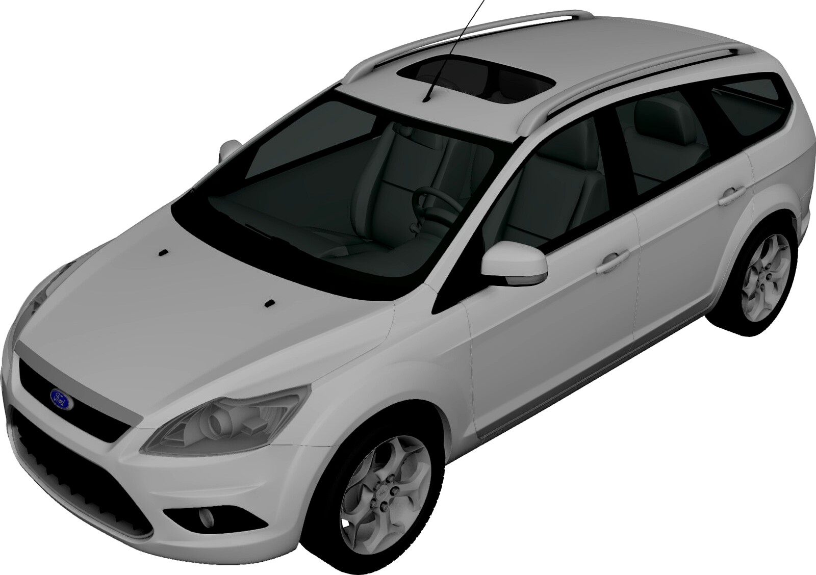 Ford Focus Station Wagon (2008) 3d model