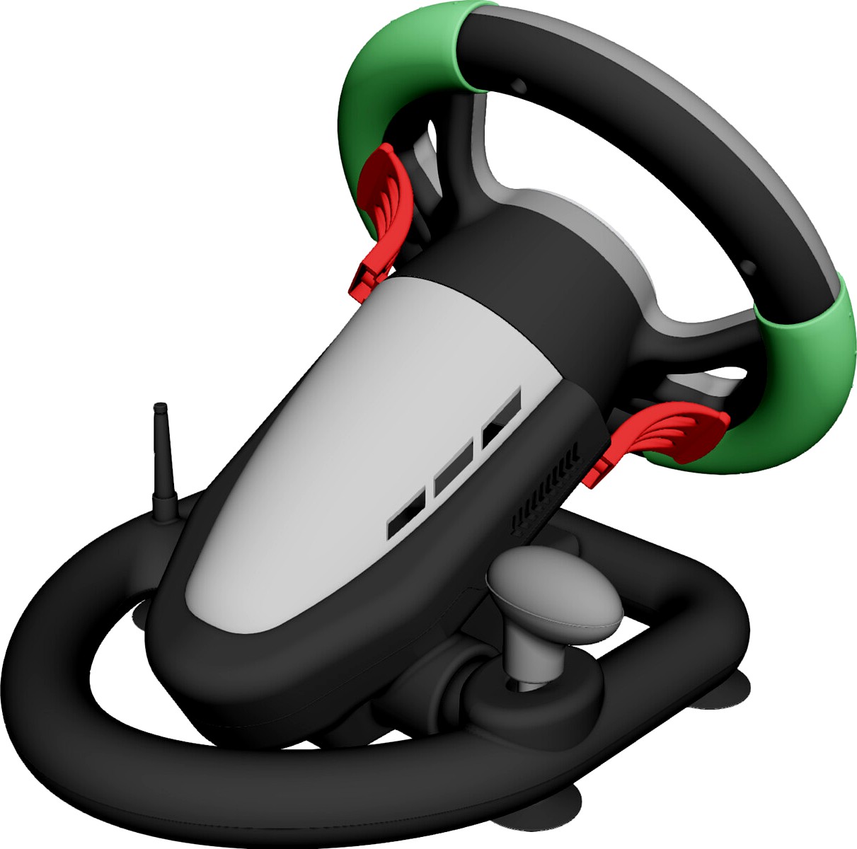 Gaming Steering Wheel 3D CAD Model