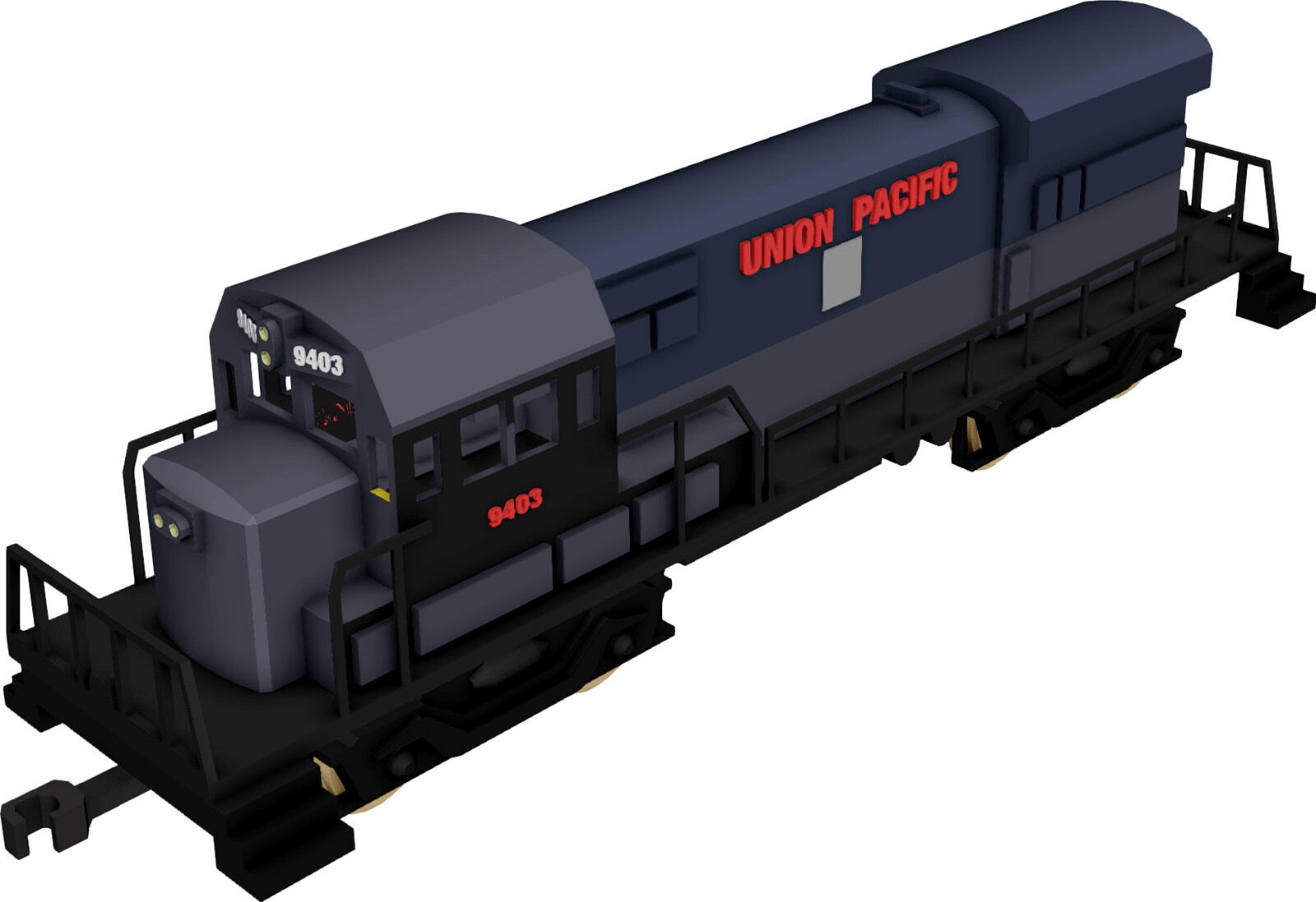 Union Pacific Train 3d model