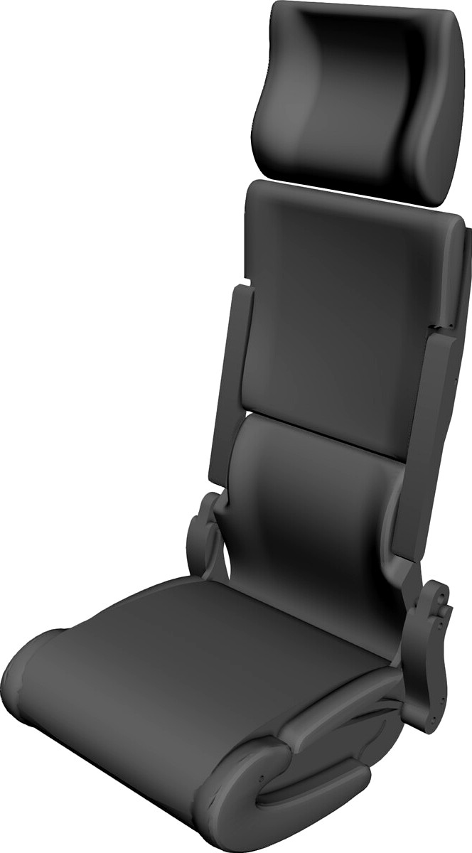 Coach Seat 3D CAD Model