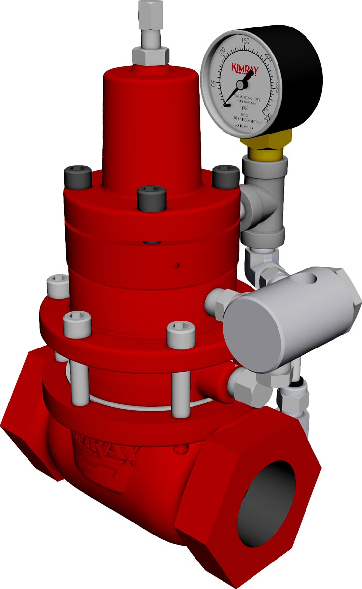 Kimray Pressure Regulator 3D CAD Model