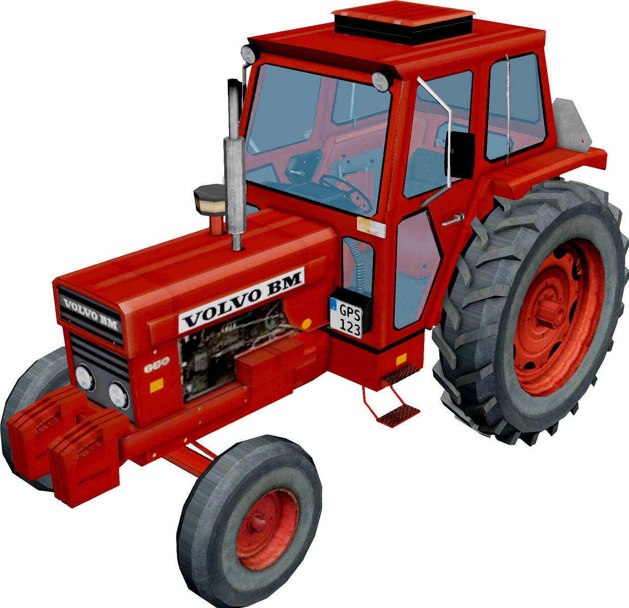 Volvo BM T650 Tractor 3d model