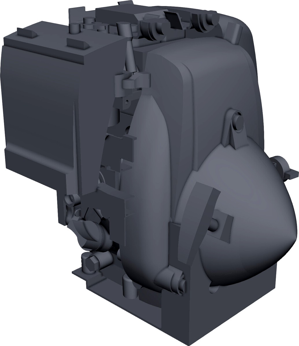 Honda GXH-50 Engine 3D CAD Model