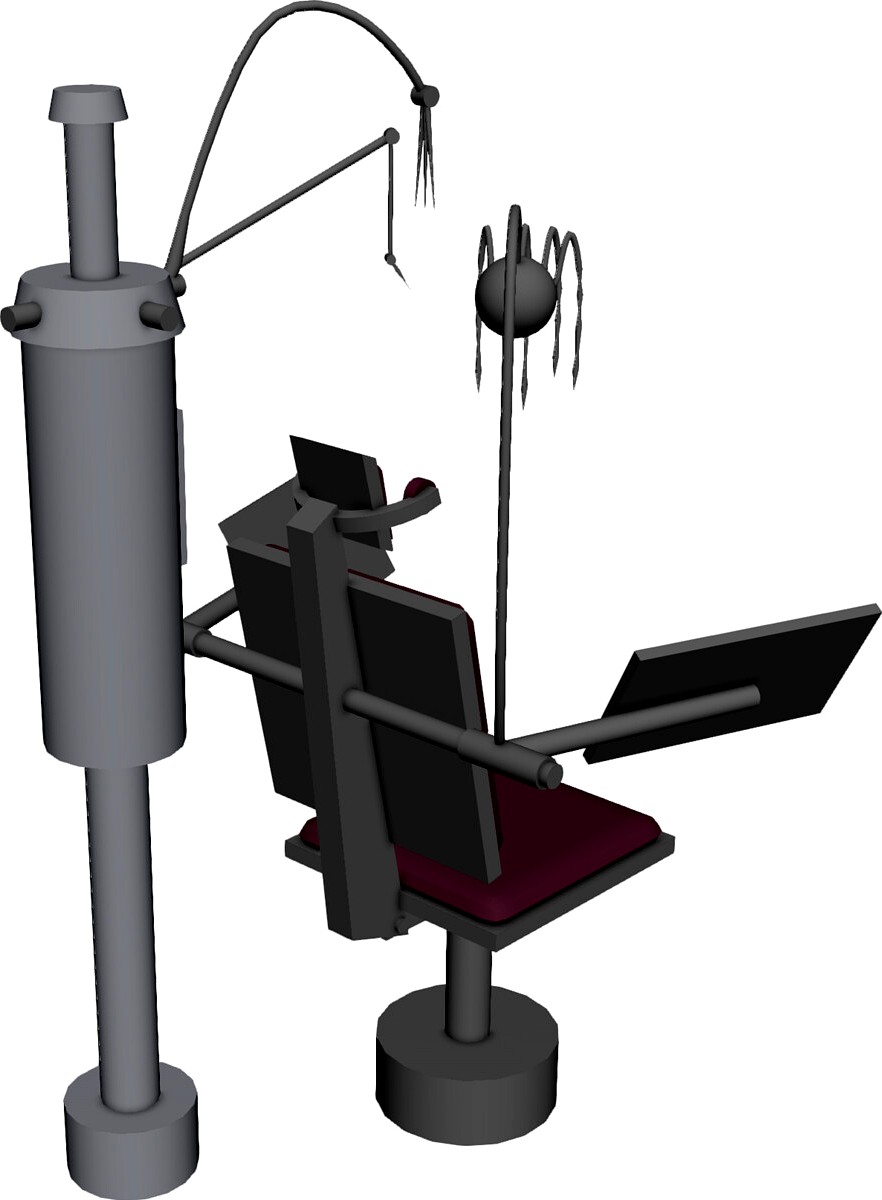Evil Chair 3d model