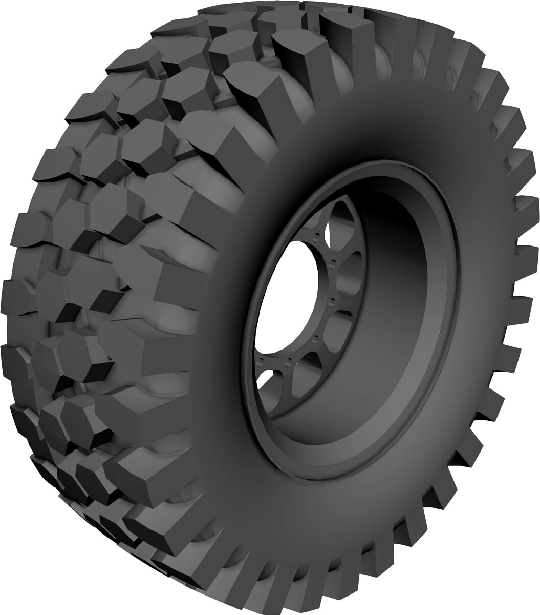 Offroad Tire 3D CAD Model
