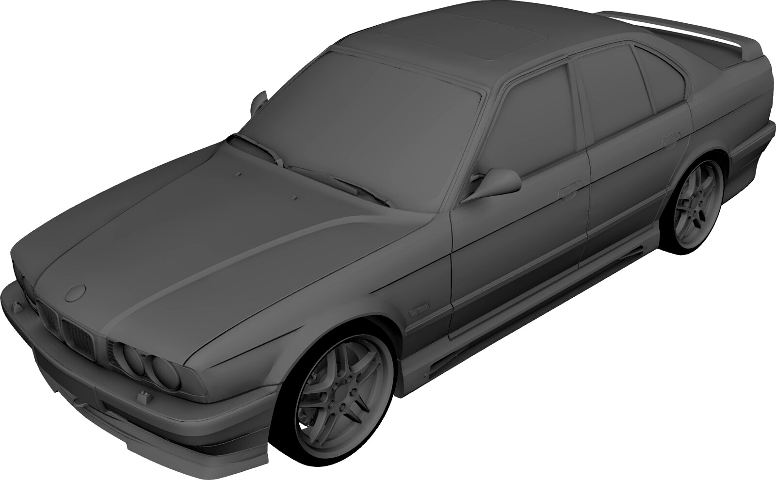 BMW M5 e34 (1995) 3d model
