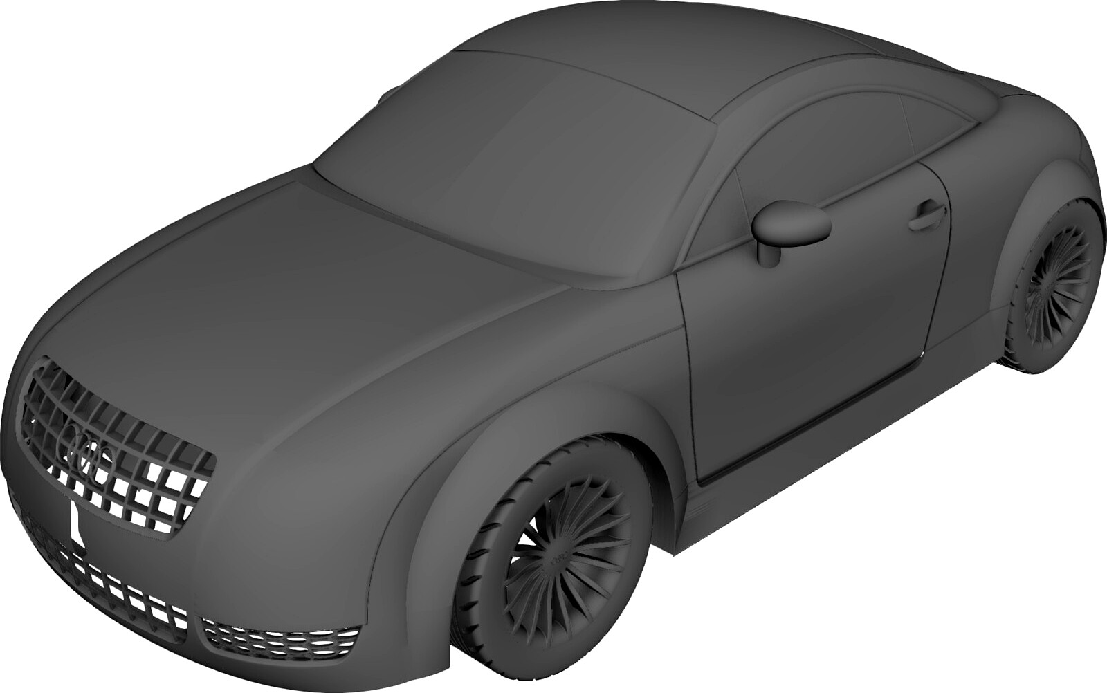Audi TT 3D CAD Model