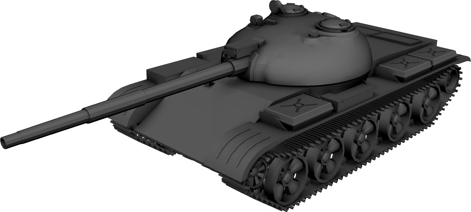 T-55 Tank 3d model