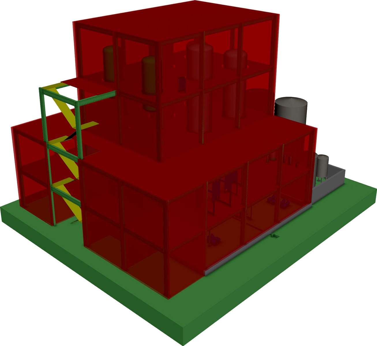 Alcohol Distillery 3D CAD Model