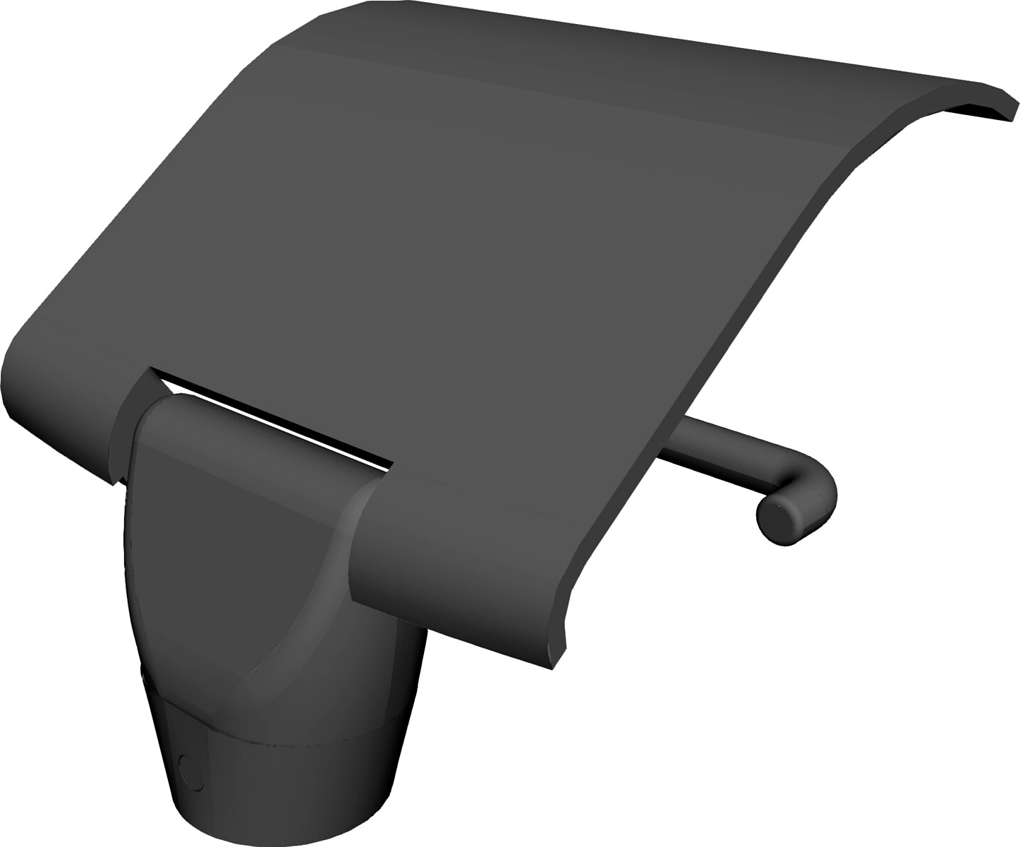 Toilet Paper Holder 3D CAD Model