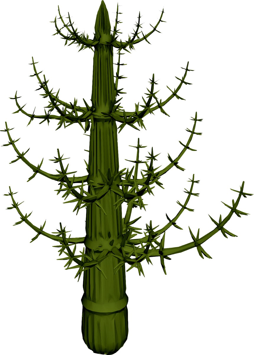 Prehistoric Calamite 3d model