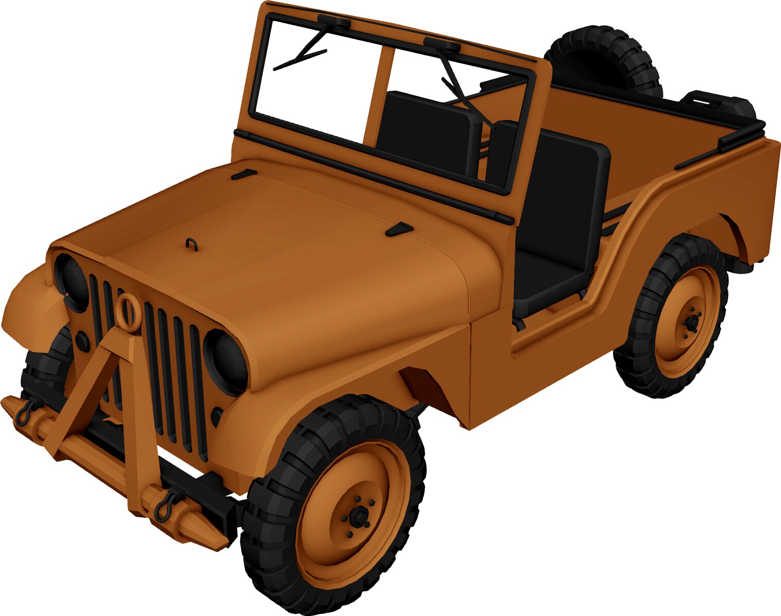 Jeep Willys 3d model