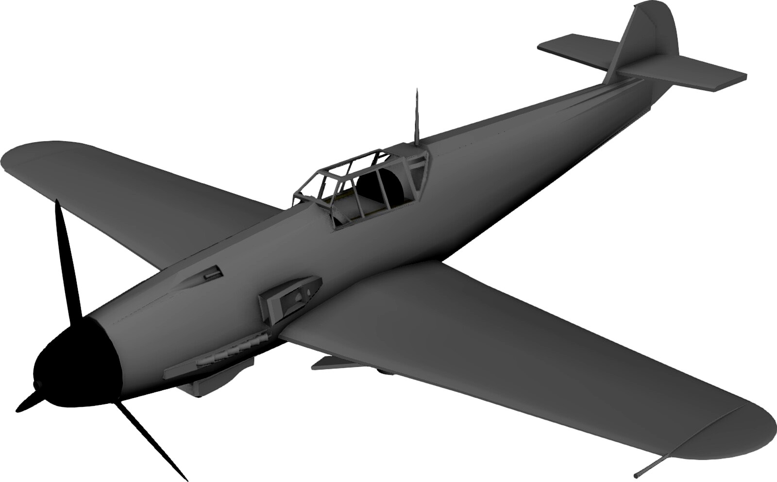 Messerschmitt ME-109 F1 3d model