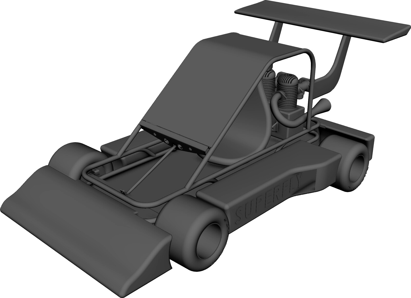 Superfly Go Kart 3D CAD Model