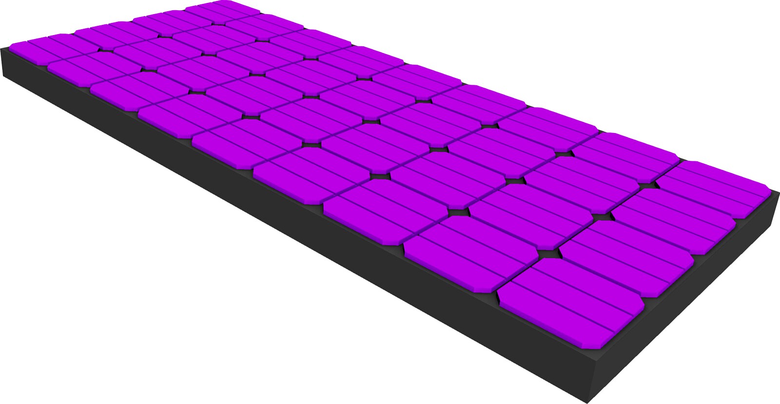 Solar Panel Rooftop 3d model
