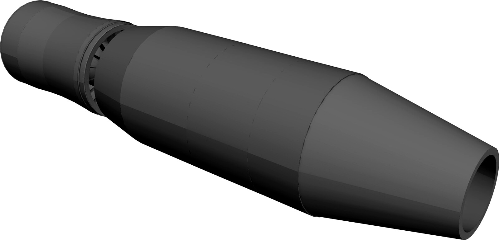 Pratt& F-100 Jet Engine 3D CAD Model