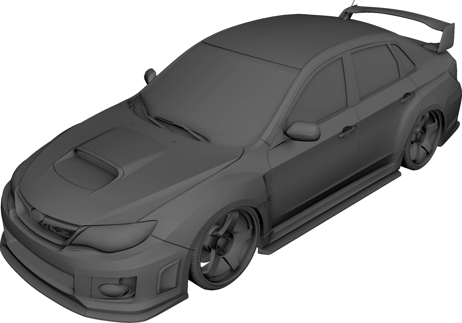 Subaru Impreza WRX STi 3d model
