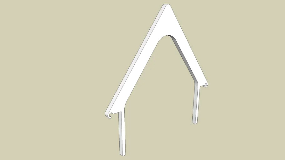 Geodesic Modular Moon Base - Arch Module 3d model